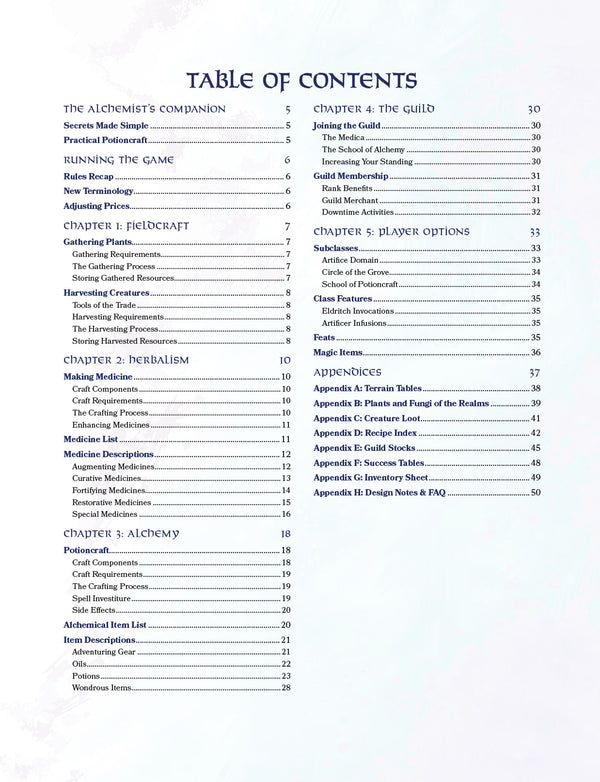 The Alchemy Almanac | Heavyarms